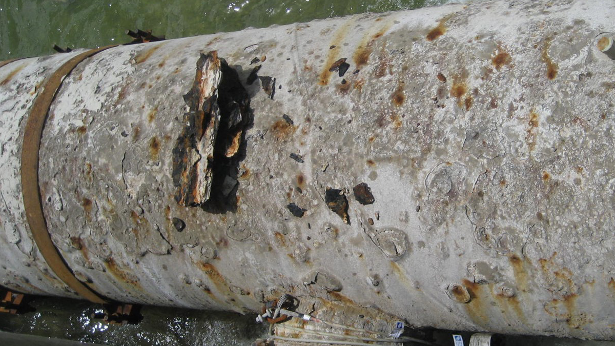 Long-Term Solution to Leaking Cooling Tower Water Supply Line | STRUCTURAL