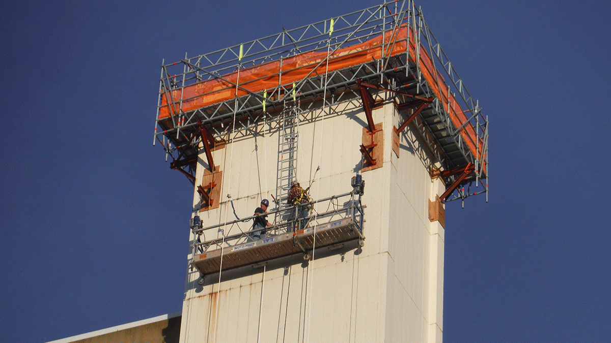 Nuclear Power Station Reactor Building Vent Stack | STRUCTURAL