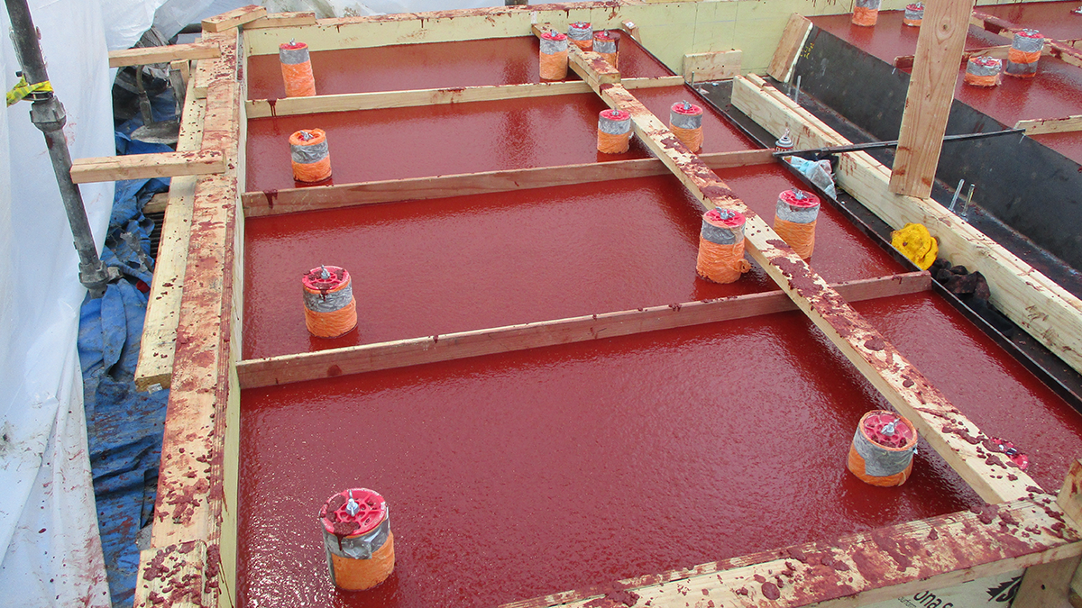 Grouting & Anchor Bolt Replacement Reduces Vibration of Compressor