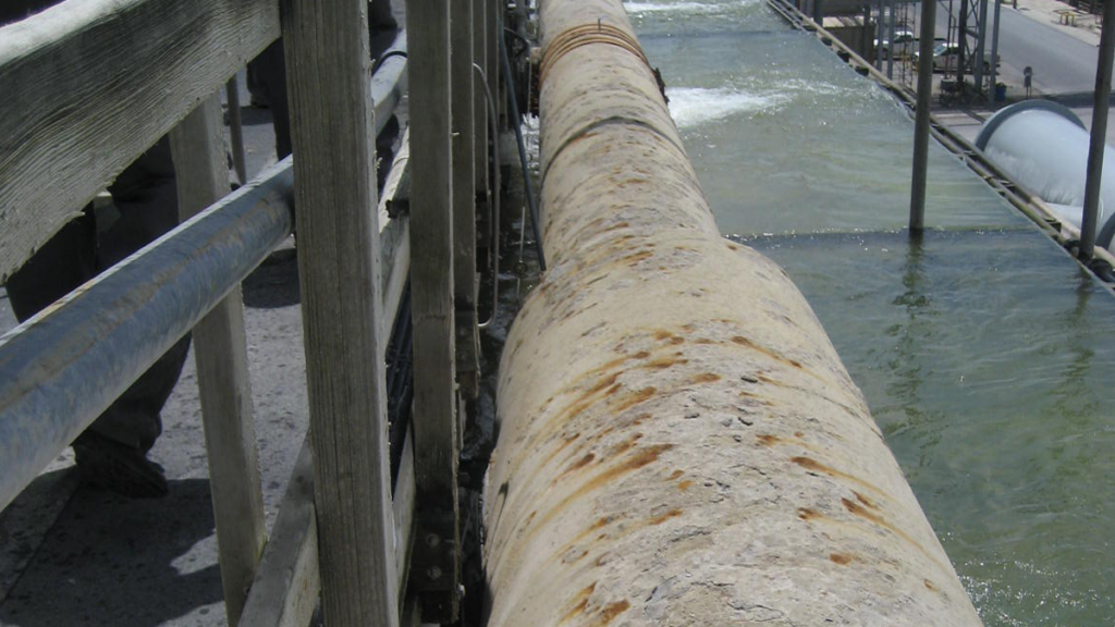 Long-Term Solution to Leaking Cooling Tower Water Supply Line - Structural